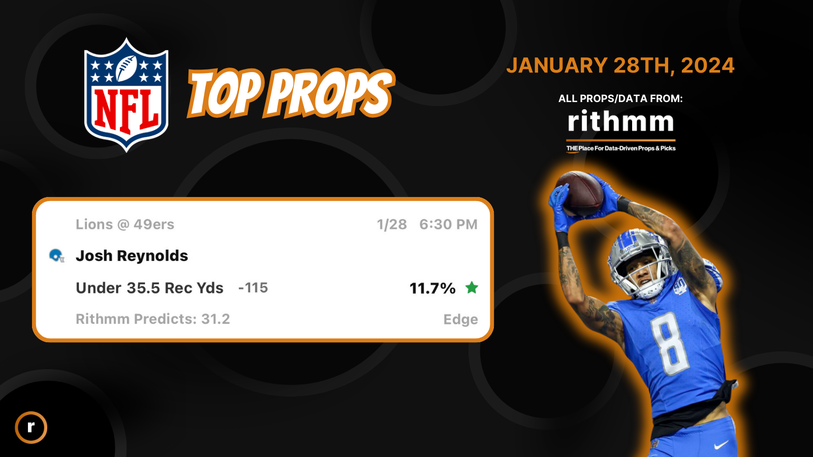 Lions vs 49ers: AI Player Prop Picks For Todays Game